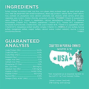 Purina ONE Sensitive Stomach, Sensitive Skin, Natural Dry Cat Food, +Plus Sensitive Skin and Stomach Formula - 16 lb. Bag