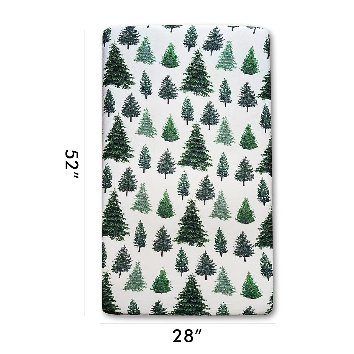 Soft Fitted Crib Sheet, Stretchy and Breathable Toddler Crib Sheet for Boys and Girls, Fits Standard Crib and Toddler Mattress