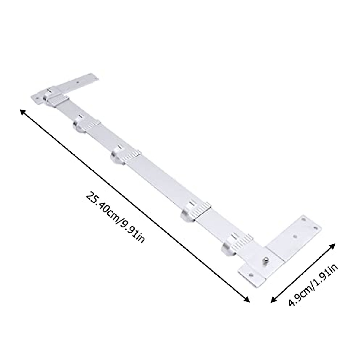 Homoyoyo 1 Set Towel Rack Wall Mounted Shelves Wall Towel Rack Wall Hanging Shelves Bath Towel Rack Shower Organizer Cosmetic Holder Aluminum Silver Toilet Towel Rack Bathroom Towel Holder