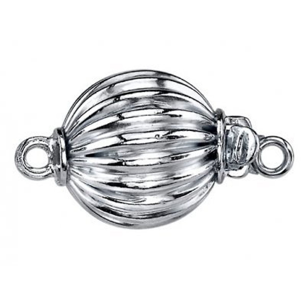 The Pearl Source 6.5-7mm AAA Quality Round White Freshwater Cultured Pearl Necklace for Women in 18" Princess Length