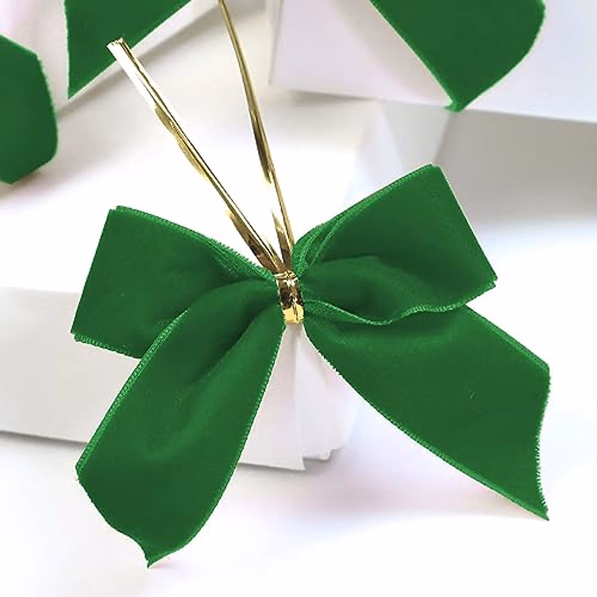 Isaspire 3/8" Wide Velvet Ribbon, 25 Yards - Thin Red Velvet Ribbon on Spool for Crafts, Gift Wrapping, DIY, Hair Bows, Wedding Invitations, Parties, Valentine's Day, and Christmas