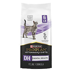 Purina Pro Plan Veterinary Diets DH Dental Health Feline Formula Dry Cat Food - 6 lb. Bag