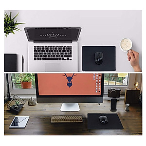 SaiTech IT 5 Pack 2mm Mouse Pad with Stitched Edges Non-Slip Rubber Base, Premium-Textured and Waterproof Mousepads Bulk, Mouse Pad for Computers, Laptop, Office & Home, 8.66 x 7.1 inch