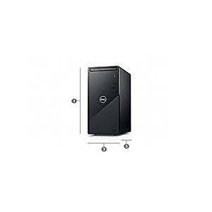 Dell Inspiron 3891 MT Mini Tower Desktop | Core i3-10105 - 1TB HDD Hard Drive - 8GB RAM | 8 cores @ 4.4 GHz Win 10 Home Black (Renewed)