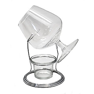 Vin Bouquet Brandy & Cognac Warmer, Stainless Steel, Silver, 20 x 15 x 11.5 cm