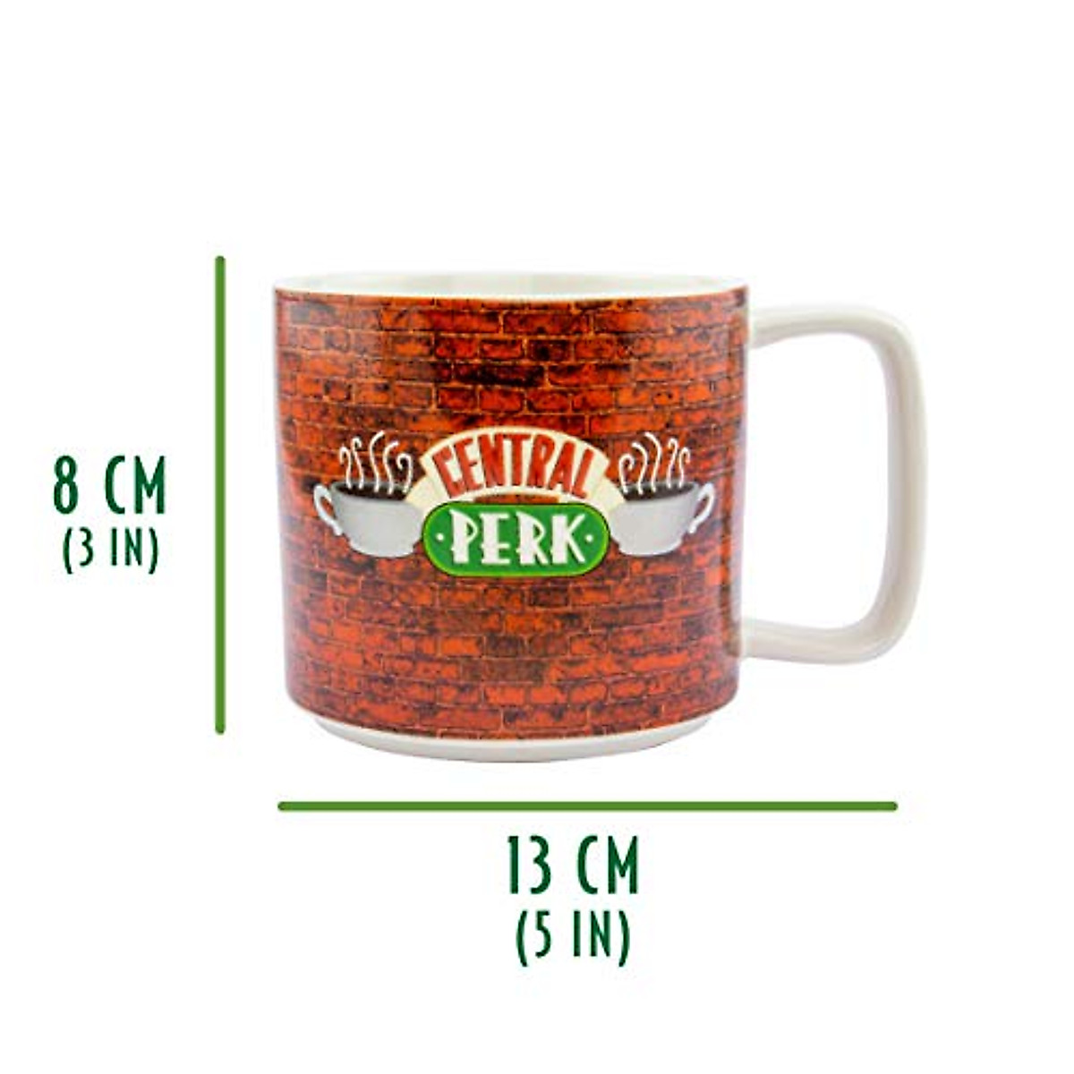 Central Perk Chalkboard Mug with Chalk Pen - Officially Licensed Friends TV Show Merchandise