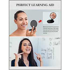 Getinbulk Compact Mirror Bulk, Round Makeup Mirror for Purse, Set of 24 (White)