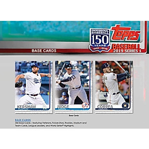 Topps 2019 Baseball Series 1 Trading Cards Relic Value Box (Retail Edition)