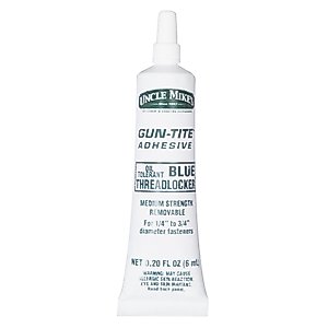 Uncle Mike's Gun-Tite Glue Gun-TITE Glue Resealable Tube, Blister 16310, Black