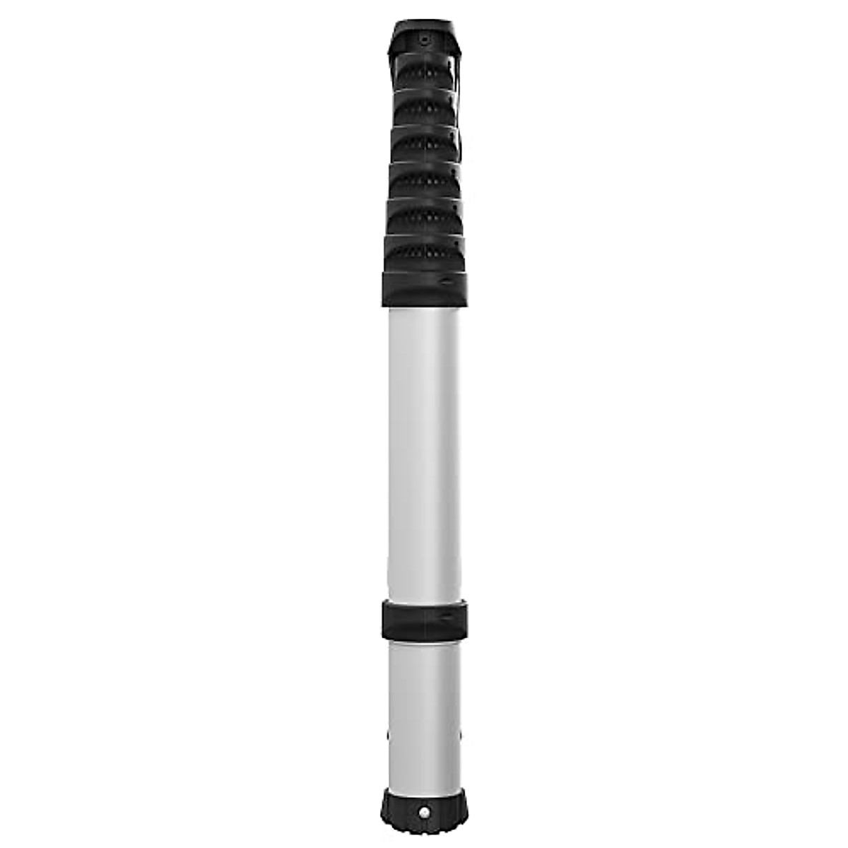 COSCO SmartClose 8.5-ft Telescopic Ladder, 300 lb. Weight Capacity, ANSI Type 1A Rating (Aluminum), 12 ft Reach Height