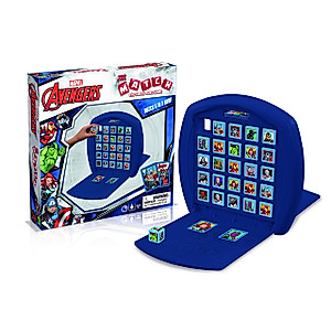 Top Trumps Marvel Avengers Match Board Game, Play with Captain America, Iron Man, Black Widow, Thor and Loki, educational travel game, gift and toy for boys and girls aged 4 plus