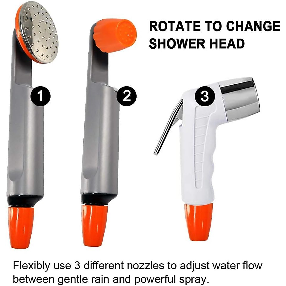 Electric Portable Bidet Handheld Battery,Bidet Handheld Water Sprayer Portable Rechargeable Battery Powered (Bidet+Shower)