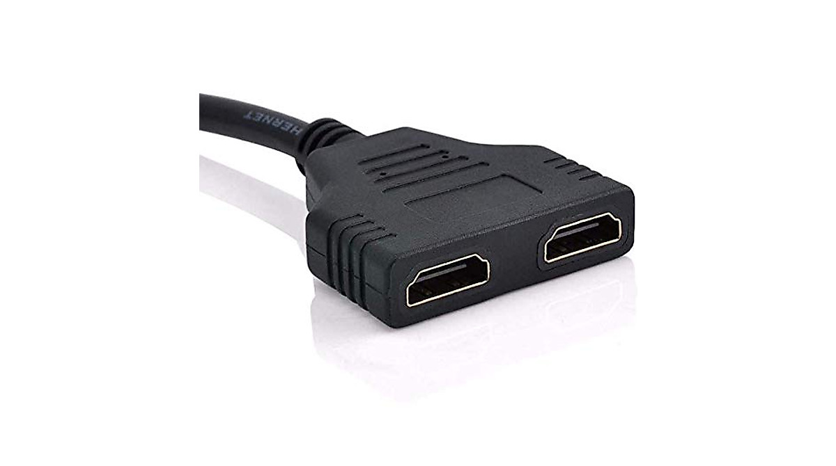 HDMI Splitter Cable 1 In 2 Out - Connect 2 TVs (1080p)