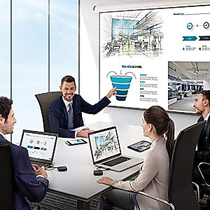 BenQ InstaShow S Wireless Screen Mirroring System,WDC20, 4-way Split-Screen, IFP Touch Back, 128-bit Encryption, includes 2 HDMI Transmitters & Holder, No App Needed, Supports Miracast and Airplay