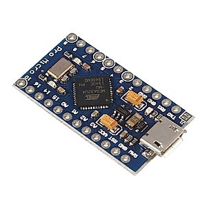 AITRIP 4PCS Pro Micro Atmega32U4 5V 16MHz Bootloadered IDE Micro USB Pro Micro Development Board Microcontroller Compatible with Pro Micro Serial Connection with Pin Header