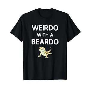 Weirdo with a Beardo, retro vintage Bearded Dragon T-Shirt