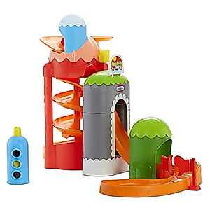 Little Tikes Learn & Play Roll Arounds Rollin' Railroad, Including 3 Toy Train Cars & Playset, Easy Grip & Roll - Birthday Gifts for Kids, Toddler, Boys Girls Ages 18 Months 1 2 3+ Years