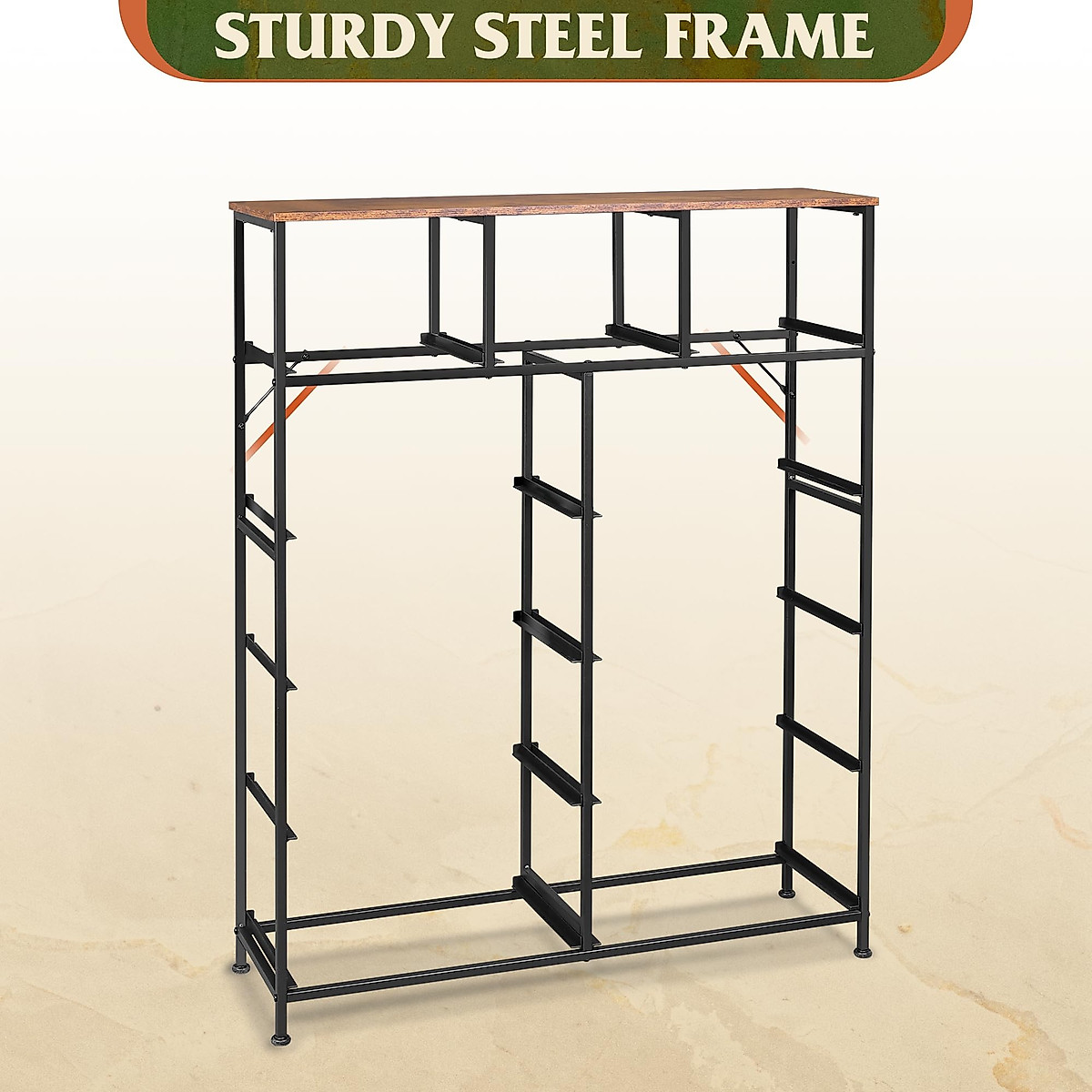 WLIVE Tall Dresser for Bedroom, Fabric Dresser Storage Tower, Dresser & Chest of Drawers Organizer Unit with 11 Drawers, Storage Cabinet, Hallway, Closets, Steel Frame, Wood Top