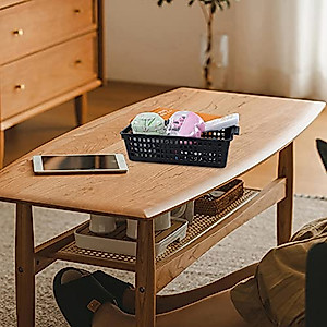 Innouse Slim Plastic Storage Baskets, Small Desktop Baskets, Set of 6