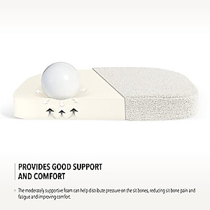 Tromlycs Chair Pads for Dining Chairs Cushions Kitchen 4 Pack Room Seat Indoor U Shaped Non Slip with Ties Set 16x17 Inch Farmhouse Light Linen