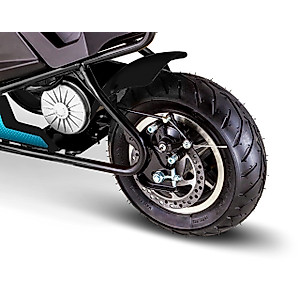 Kid Trax Kids KTX Mini Bike, 24 Volt, Youth 8-12 Years Old, Max Rider Weight 120 lbs, Black, (KT1598A)