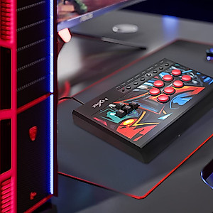 PXN Arcade Stick, X8 Fight Stick Game Controller Joystick Green Axis Mechanical Buttons USB Wired Connection for PC/PS4/PS3/Xbox Series X|S, Xbox One