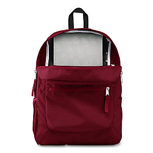JanSport Cross Town Backpack, Russet Red, One Size