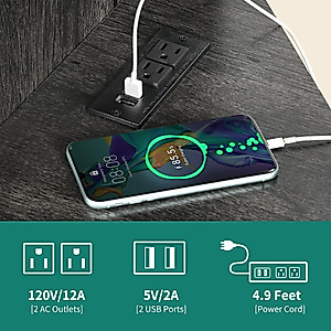 YITAHOME Corner TV Stand for TVs up to 55 Inch with Power Outlet, Modern Farmhouse Entertainment Center, Wood TV Media Console with Storage Cabinets Shelves for Living Room Bedroom, Gray Oak