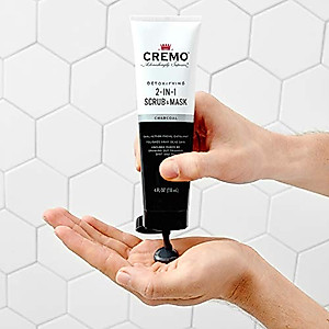 Cremo Detoxifying 2-in-1 Scrub & Mask, Activated Charcoal, 4 oz