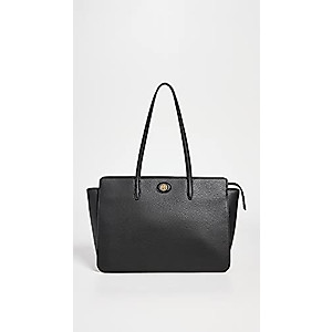 Tory Burch Women's Robinson Tote, Black, One Size