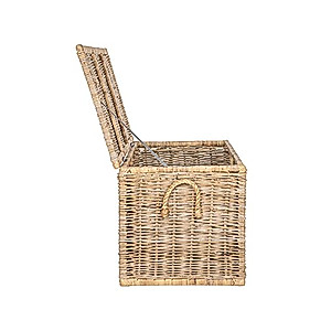 Kouboo Rattan Kobo Decorative Storage Trunk with Lid, Large