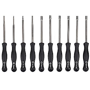 Hipa (Pack of 10 Carburetor Adjustment Tool with Carburetor Cleaning Brush Needle for Common 2 Cycle Small Engine Echo STHIL Poulan Husqvarna MTD Ryobi Homelite Trimmer Weed Eater Chainsaw