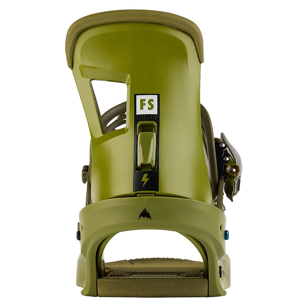 Burton Freestyle Mens Snowboard Bindings Green Sz M (8.5-10.5)