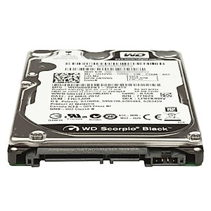 WESTERN DIGITAL WD5000BPKT Scorpio Black 500GB 7200 RPM 16MB cache SATA 3.0Gb/s 2.5 internal notebook hard drive (Bare Drive)
