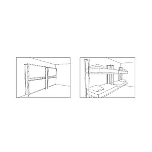 I.E. Folding Bunk Bed Plans DIY Bedroom Furniture Kids Adult Children Build Your Own Bunkbed jkh4
