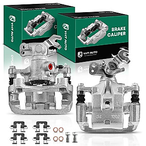 Set of 2 Rear Brake Caliper Assembly Replacement for Ford Fusion Lincoln MKZ Zephyr Mazda 6 Mercury Milan