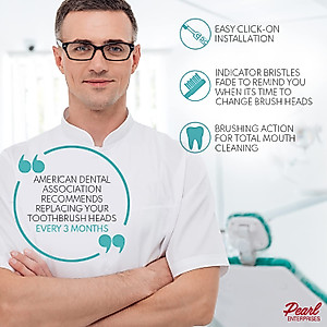 Toothbrush Heads for Oral B, 12 Pack Professional Electric Toothbrush Replacement Heads Medium Dupont Bristles Replacement Toothbrush Heads Assorted Floss Cross & Whitening Styles Brush Heads Refills