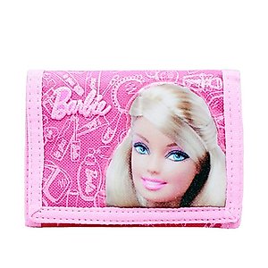 Barbie Trifold Wallet Pink New Gift Toys Girls Licensed ba15860