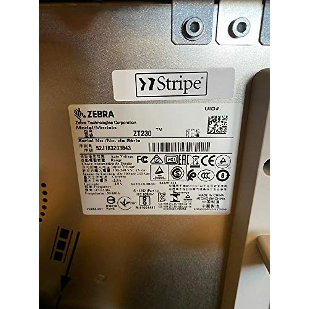 Zebra Technologies Corporation - Zebra Zt230 Direct Thermal Printer - Monochrome - Desktop - Label Print - 4.09" Print Width - 6 In/S Mono - 203 Dpi - Usb - Serial - Ethernet - Lcd "Product Category: Printers/Label/Receipt Printers"