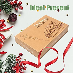 Tri-Sworker Meat Injector Syringe for Smoking with 4 Marinade Flavor Food Injector Needles, Ideal to Injector Marinades for Meats, Turkey, Brisket, Beef; 2-OZ Capacity