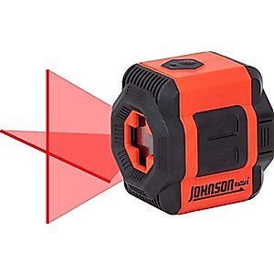 Johnson Level & Tool 40-6603 Self-Leveling Cross-Line Laser, Red, 1 Laser