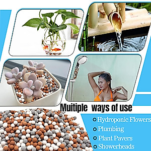 AHSNYLC 200g Shower Head Beads Refills - Mineral Shower Head Replacement,Ionic Shower Head Beads,Beaded Shower Head Filter for Filtered Shower Head