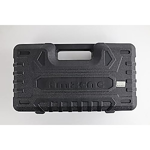 AMZCNC Hydraulic Cable Lug Crimper 10 US TON 12 AWG to 00 (2/0) Electrical Terminal Cable Wire Tool Kit with 9 Die (Crimping Tool)