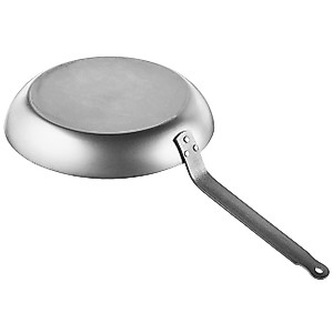 Mauviel M'Steel Black Carbon Natural Nonstick Frying Pan With Iron Handle, 11-in, Suitable For All Cooking Surfaces