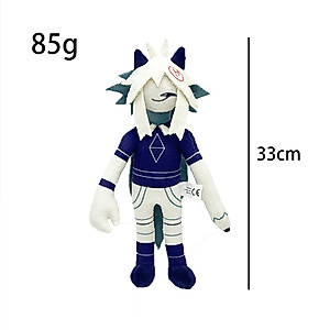 Sunbursa Fundamental Paper Education Miss Circle Plush, 13 Inch Fundamental Paper Education Miss Circle Plush Soft Stuffed Animal Pillow Doll Gift for Fans Kids (White)