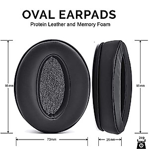 HD4.50bt Ear Pads Cushion Replacement Earpads Compatible with Sennheiser HD 4.50BT, HD 4.50, HD 4.50BTNC, HD 4.50SE, HD 4.40BT, HD 4.30G, HD 4.20S, HD 458BT, HD 450, HD 400S, HD 350BT Headset