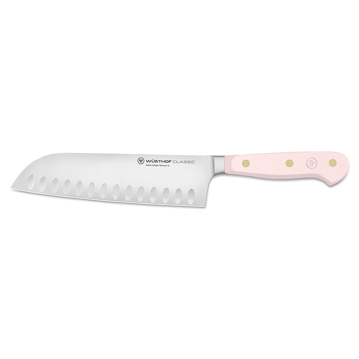 WÜSTHOF Classic Pink Himalayan Salt 7" Santoku Knife
