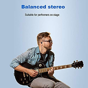 KBEAR KS1 Earphones in Ear Monitor Super Bass Boost Wired Earbuds, Crystal Clear Sound IEM Headphones, High Resolution Noise Canceling Ear Monitors Headphone for Singers Musician Audifonos Auriculares