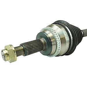 TRQ Front CV Axle Shaft Assembly LH LF RH RF Pair for 04-10 Toyota Sienna Van Front Wheel Drive FWD