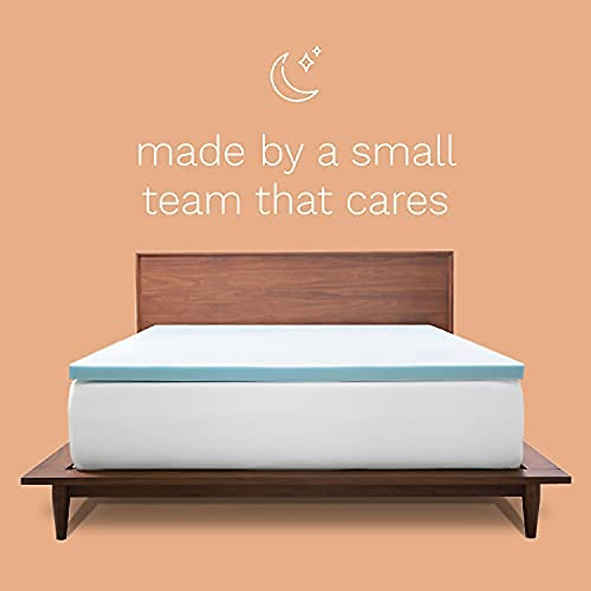 ViscoSoft Memory Foam Mattress Topper Queen - 2 Inch Reflex Gel Mattress Pad CertiPUR-US Certified